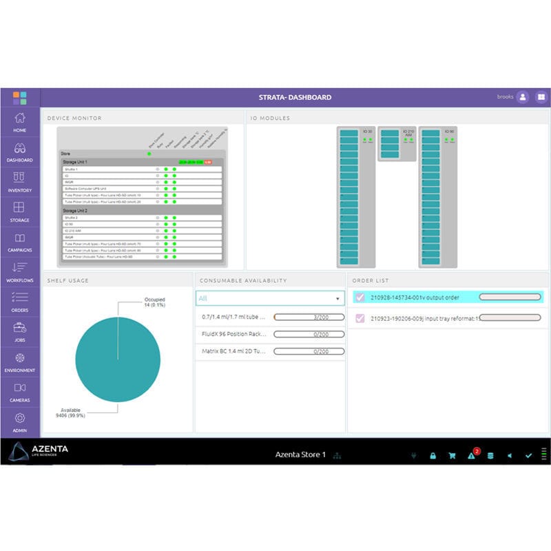 Software médico - Strata™ - Brooks Life Sciences - de gestión / de ...