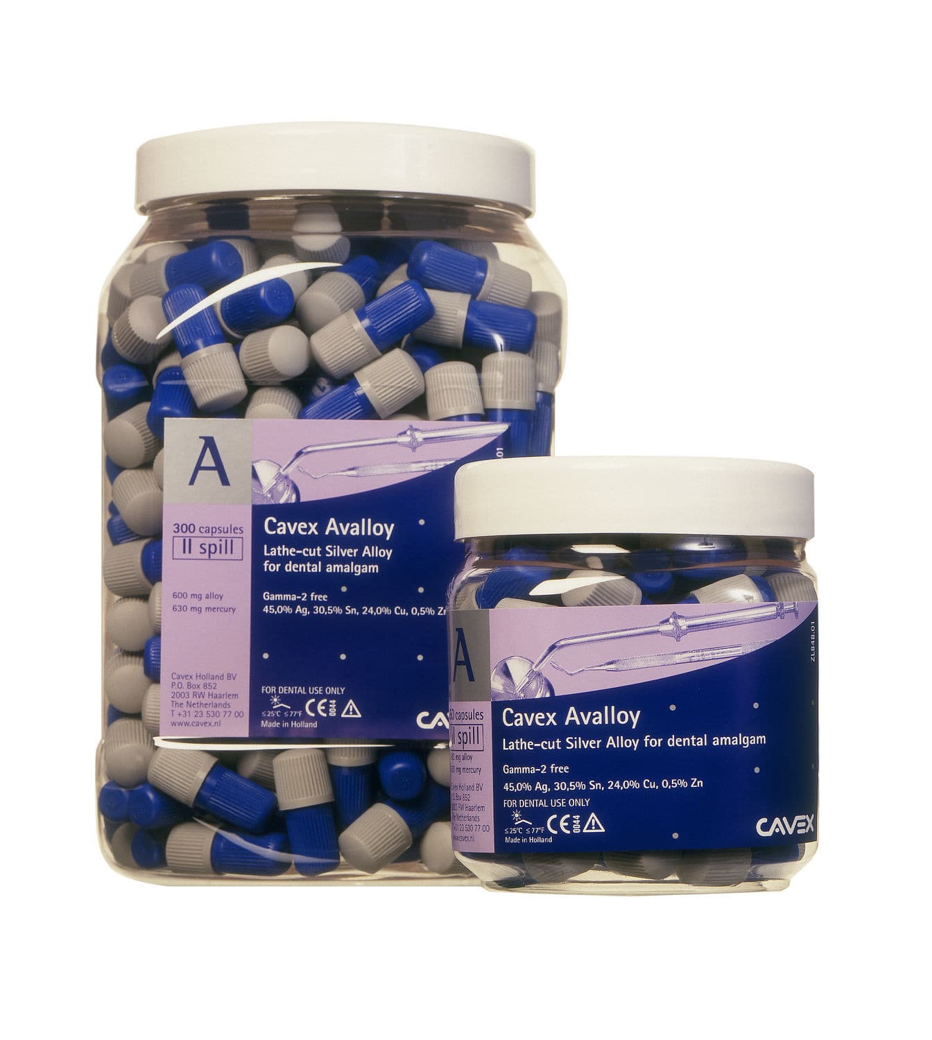Material dental amalgama - Avalloy - Cavex Holland BV - para ...