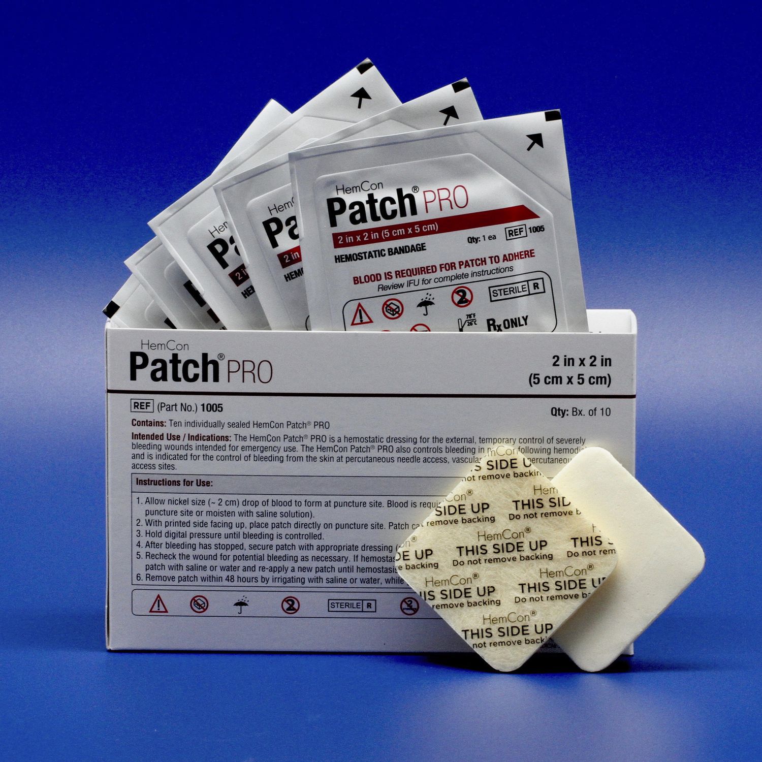 Tirita - HemCon Patch® PRO - Tricol Biomedical - antimicrobiano ...