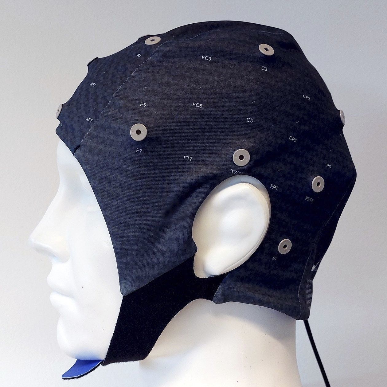 Casco EEG 19 canales - Mind Media - para adulto / negro