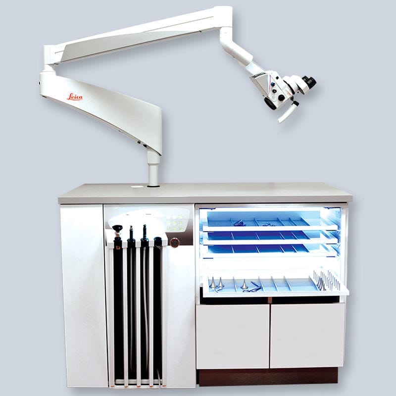 Estación de trabajo de ORL - 3500E - Collin Medical - con estantes ...