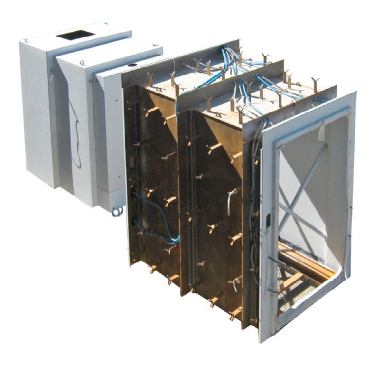 Puerta con blindaje - PSF-CCM - Tema Sinergie - para ciclotrón / abatible