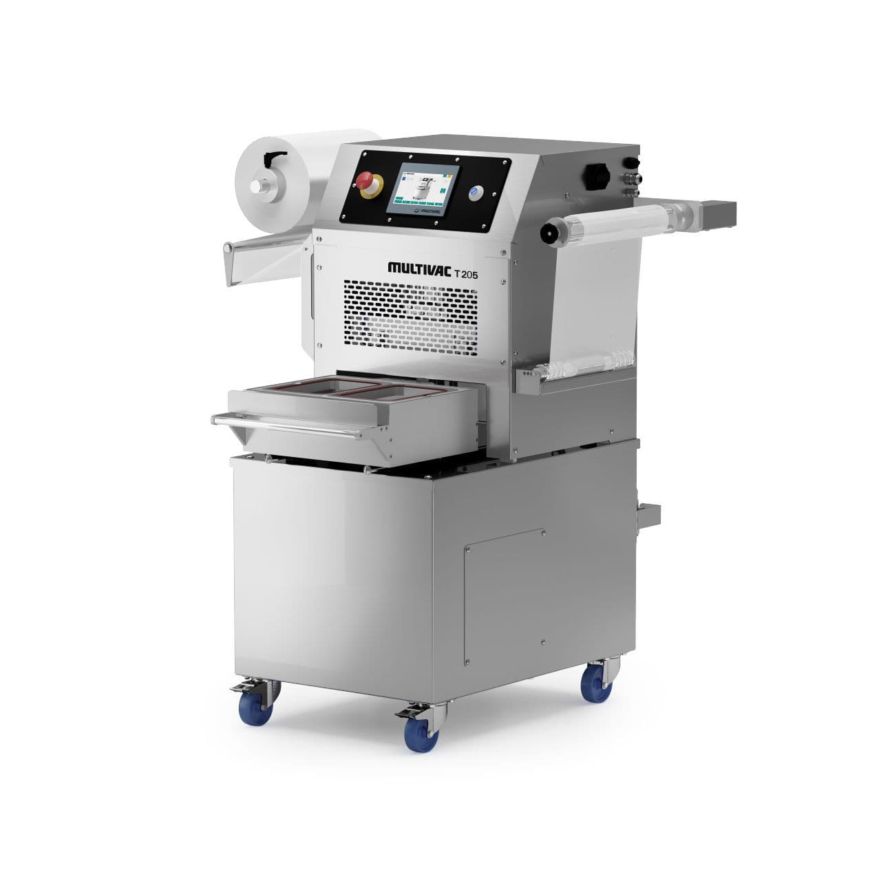 Operculadora semiautomática - T 205 - MULTIVAC - para la industria farmacéutica / con ruedas