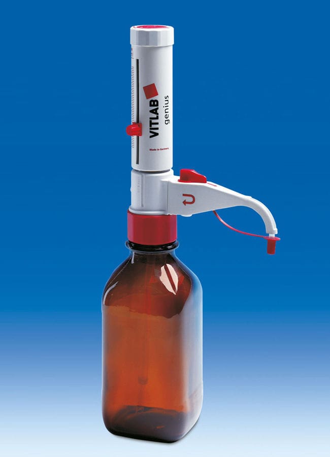 Dispensador sobre frasco de laboratorio - VITLAB® genius² - Vitlab