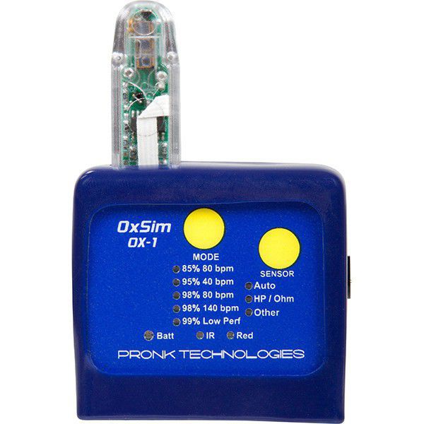 Simulador SpO2 - OX-1 OxSim® - Pronk Technologies - pantalla / portátil