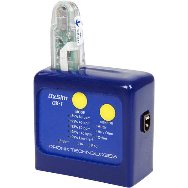 Simulador SpO2 - OX-1 OxSim® - Pronk Technologies - pantalla / portátil