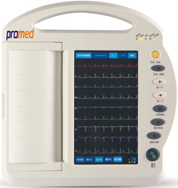 Electrocardiógrafo para diagnóstico en reposo - ECG-T12 - Promed ...
