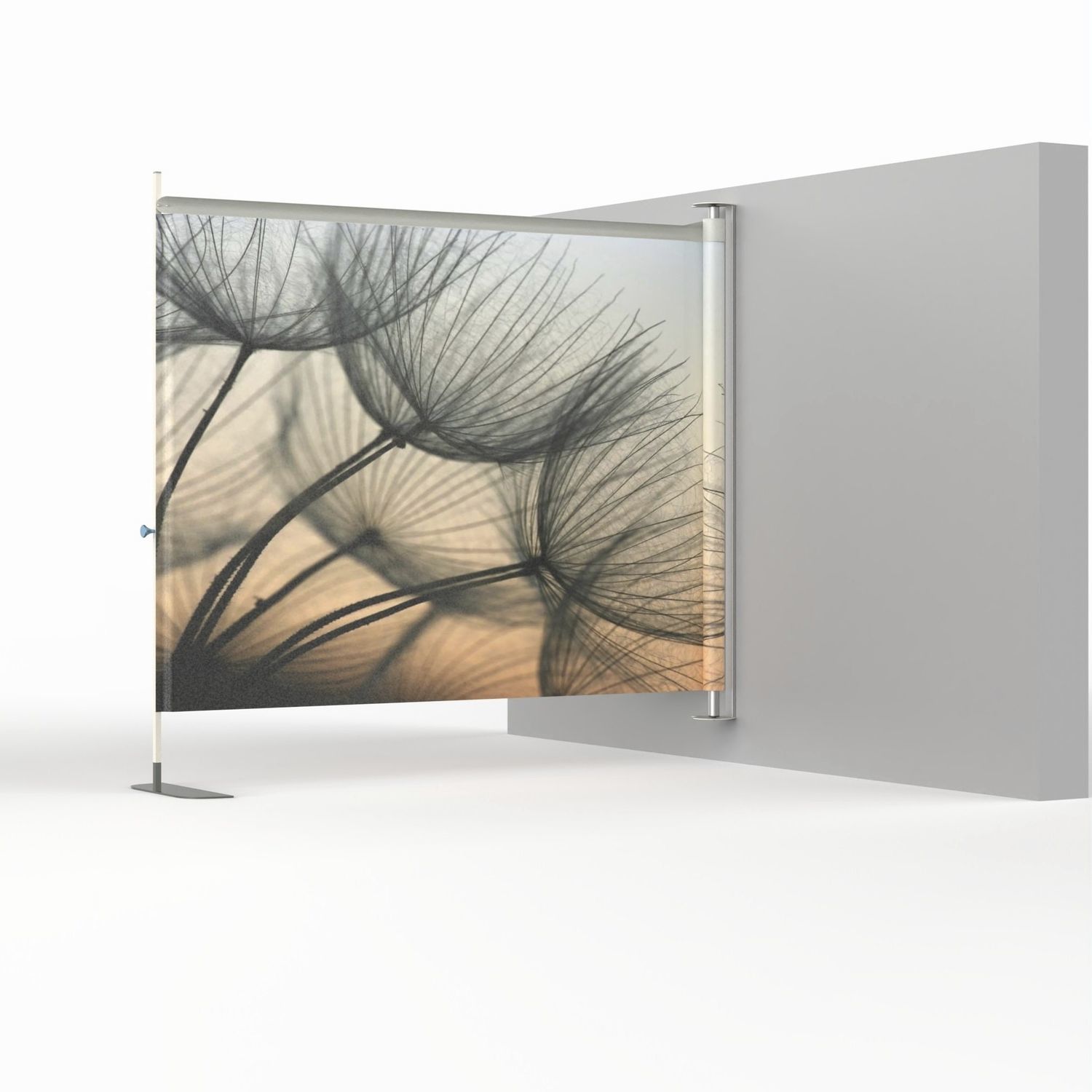 Biombo médico portátil - Kin - KwickScreen - 1 panel