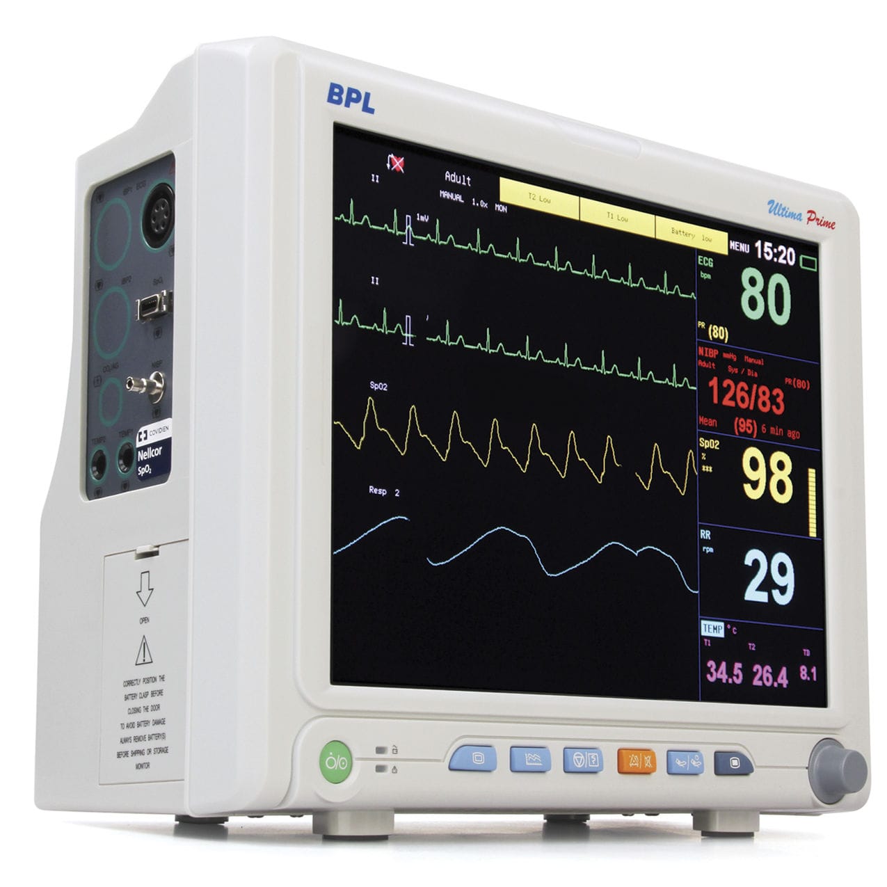 Monitor de paciente ECG - ULTIMA PRIME - BPL Medical Technologies ...