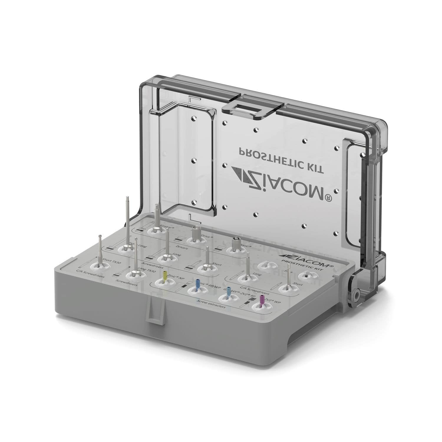 Kit de instrumentos para prótesis dentales - BOXPN - Ziacom Medical