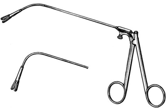 Pinza quirúrgica - 23 cm / 9", 864-01 - Thempson - de Randall / curvada