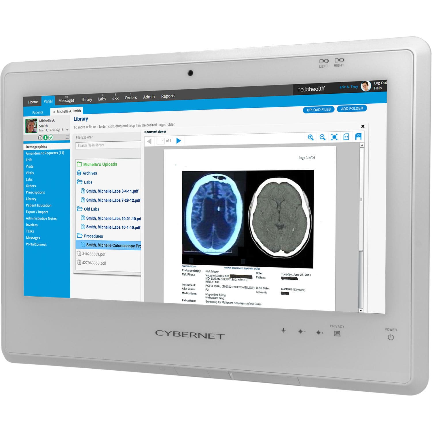 Monitor médico - CyberMed PX - Cybernet - para imágenes médicas / para ...