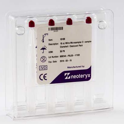Kit de extracción de muestras de sangre - Mitra® Clamshell - Neoteryx, LLC