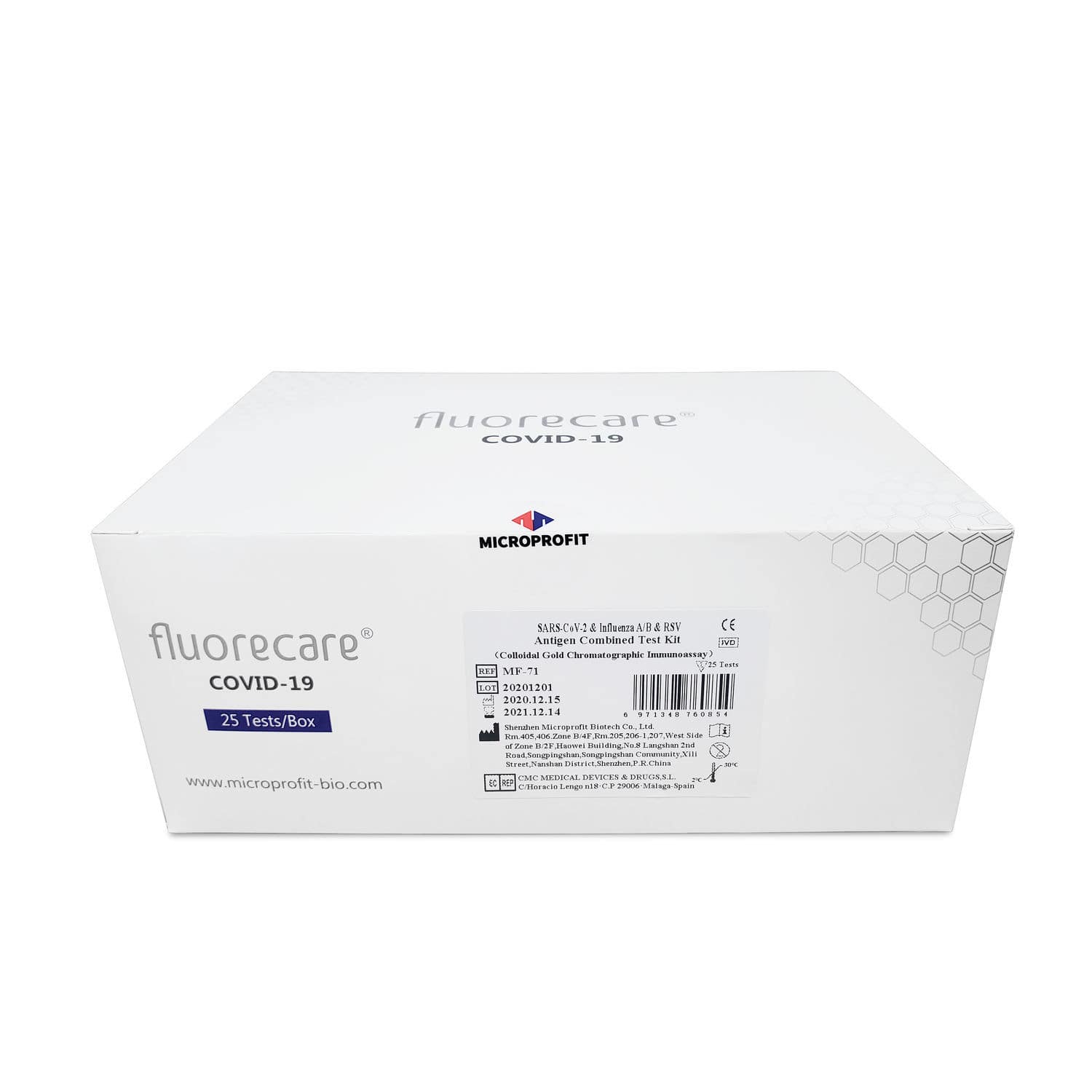 Kit de prueba para COVID-19 - fluorecare® MF-71 - Shenzhen Microprofit Bio-tech Co., Ltd. - de ...