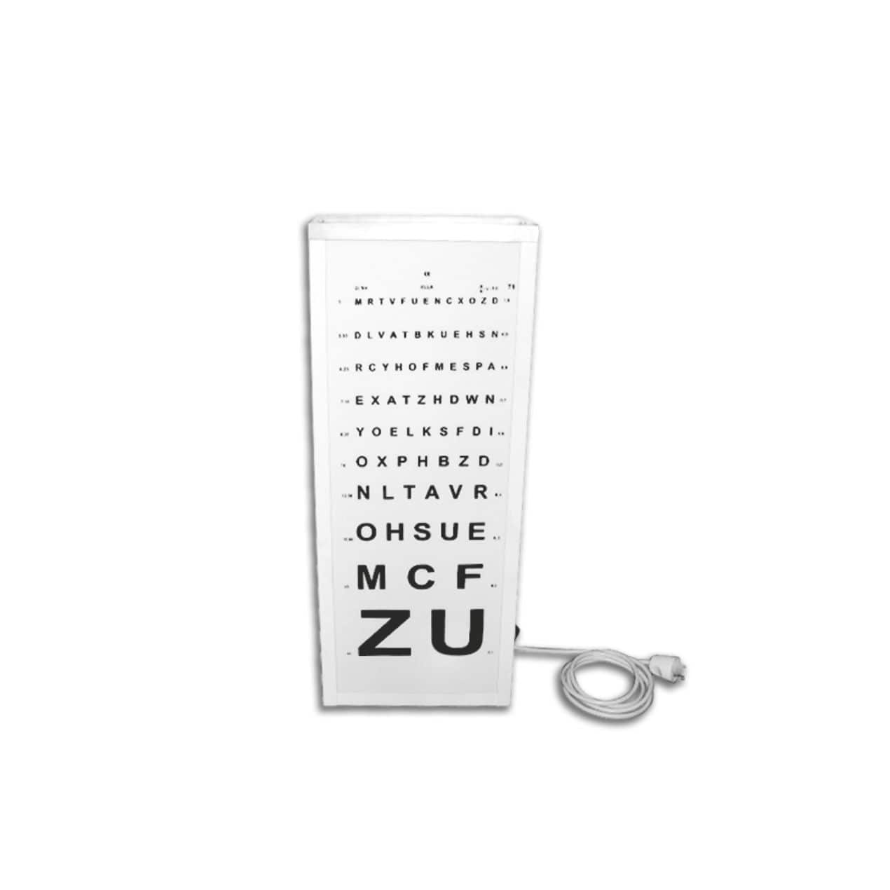 Tabla optométrica retroiluminada - Sté AMEL