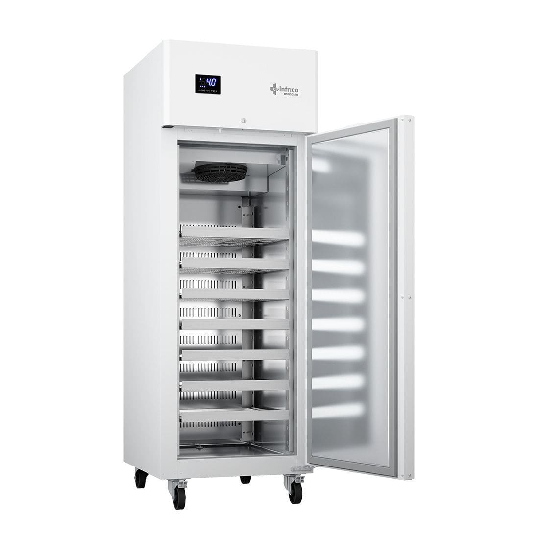 Refrigerador de laboratorio - LTR65SD - Infrico - vertical / con ruedas ...
