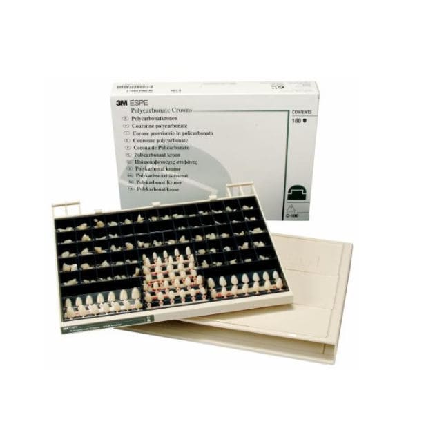 Corona dental de metal - C-180 - 3M Health Care - policarbonato / de ...
