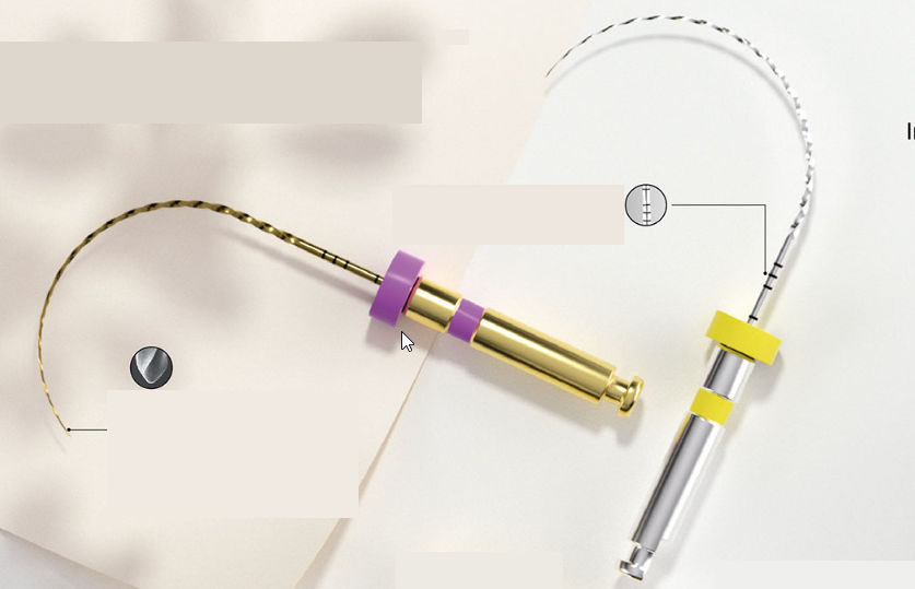 Broca para odontología - E-FLEX PATH - Changzhou Sifary Medical Technology - metalizada / recta
