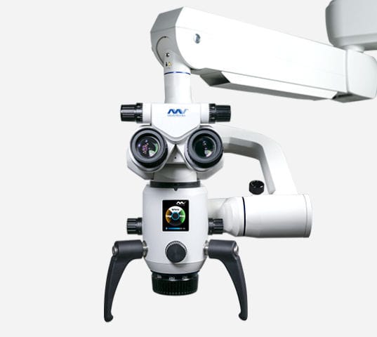 Microscopio de cirugía dental - SM610 - MediWorks - con ruedas