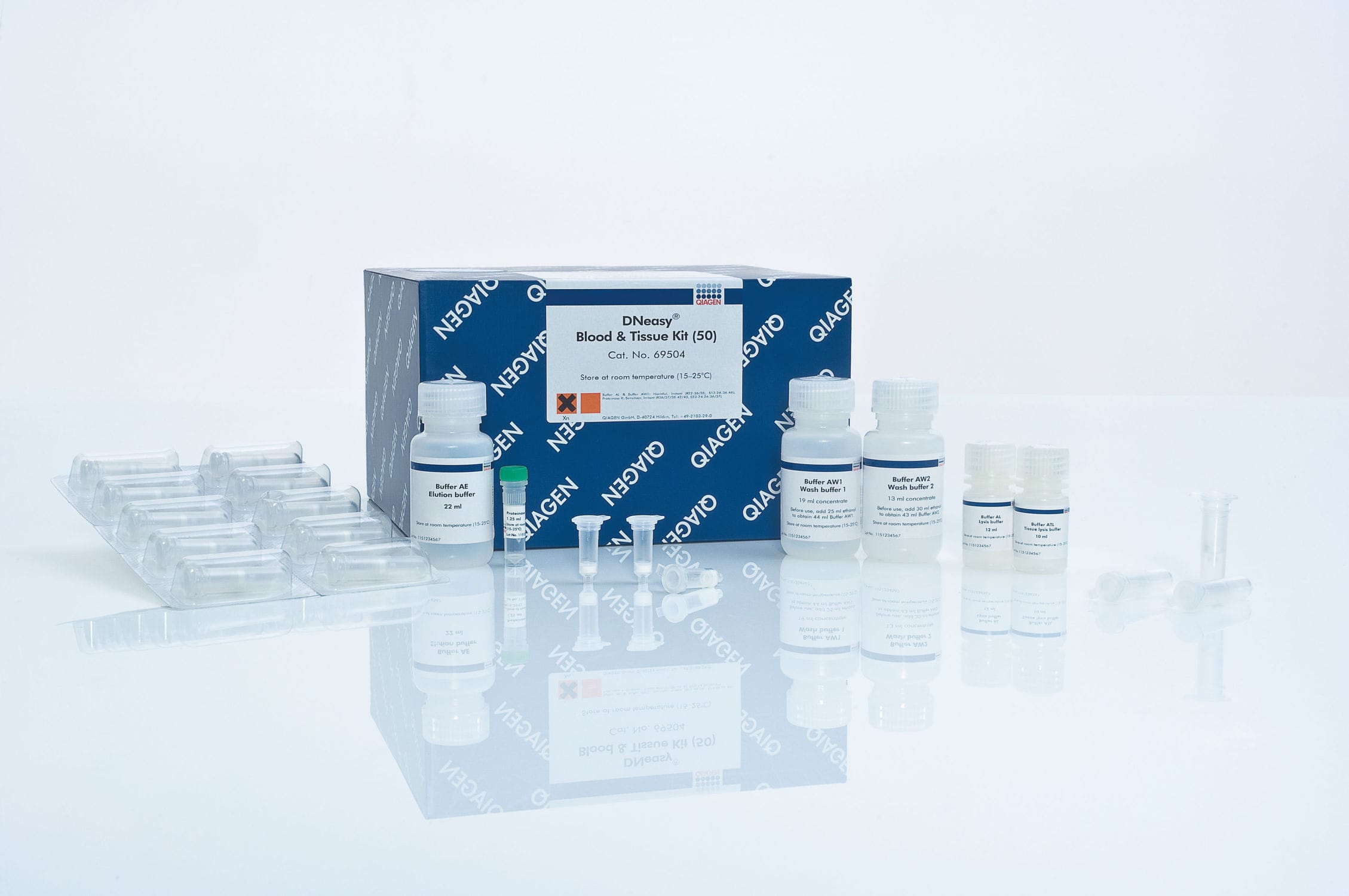 Kit De Reactivos Para Extracción De Adn Dneasy Qiagen En Solución
