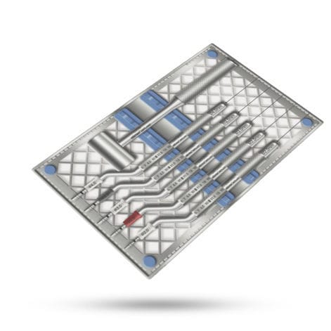 Kit de osteótomos cóncavo - Osstem Implant France