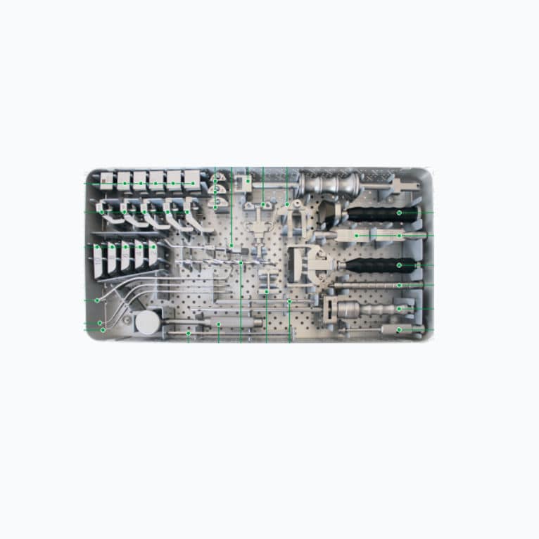 Kit de instrumentos para implantación de prótesis de rodilla - 9750 ...