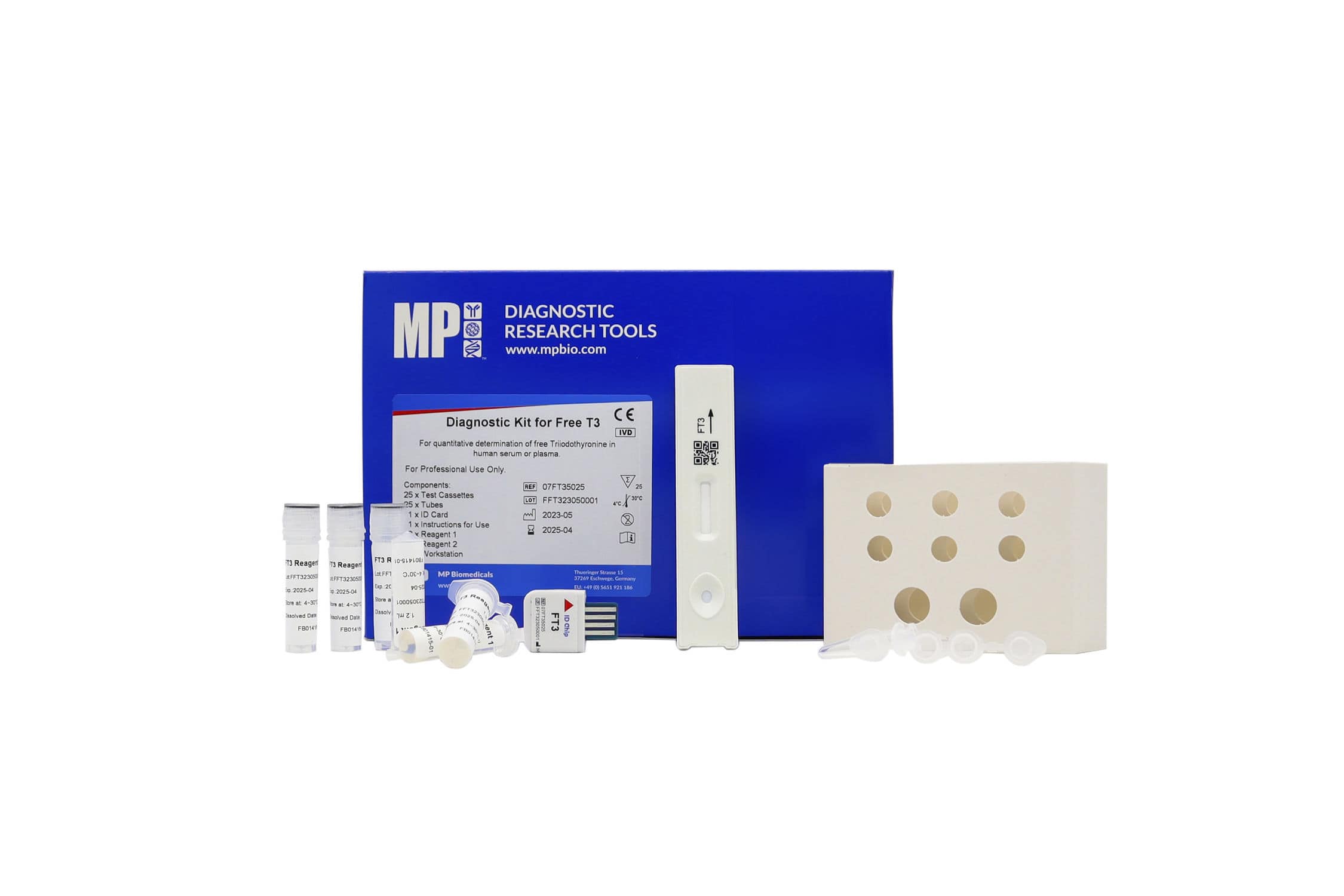 Kit de prueba de FT3 - 07FT35025 - MP Biomedicals - de enfermedades ...