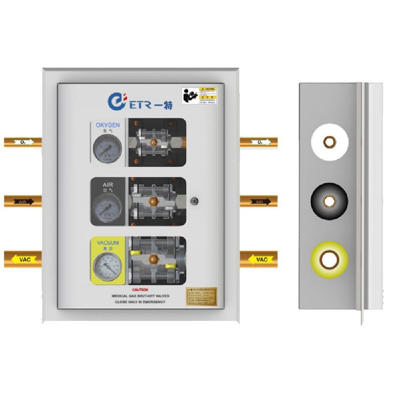 Válvula de gases médicos - ETR(K) - Eter Medical - para botella de ...