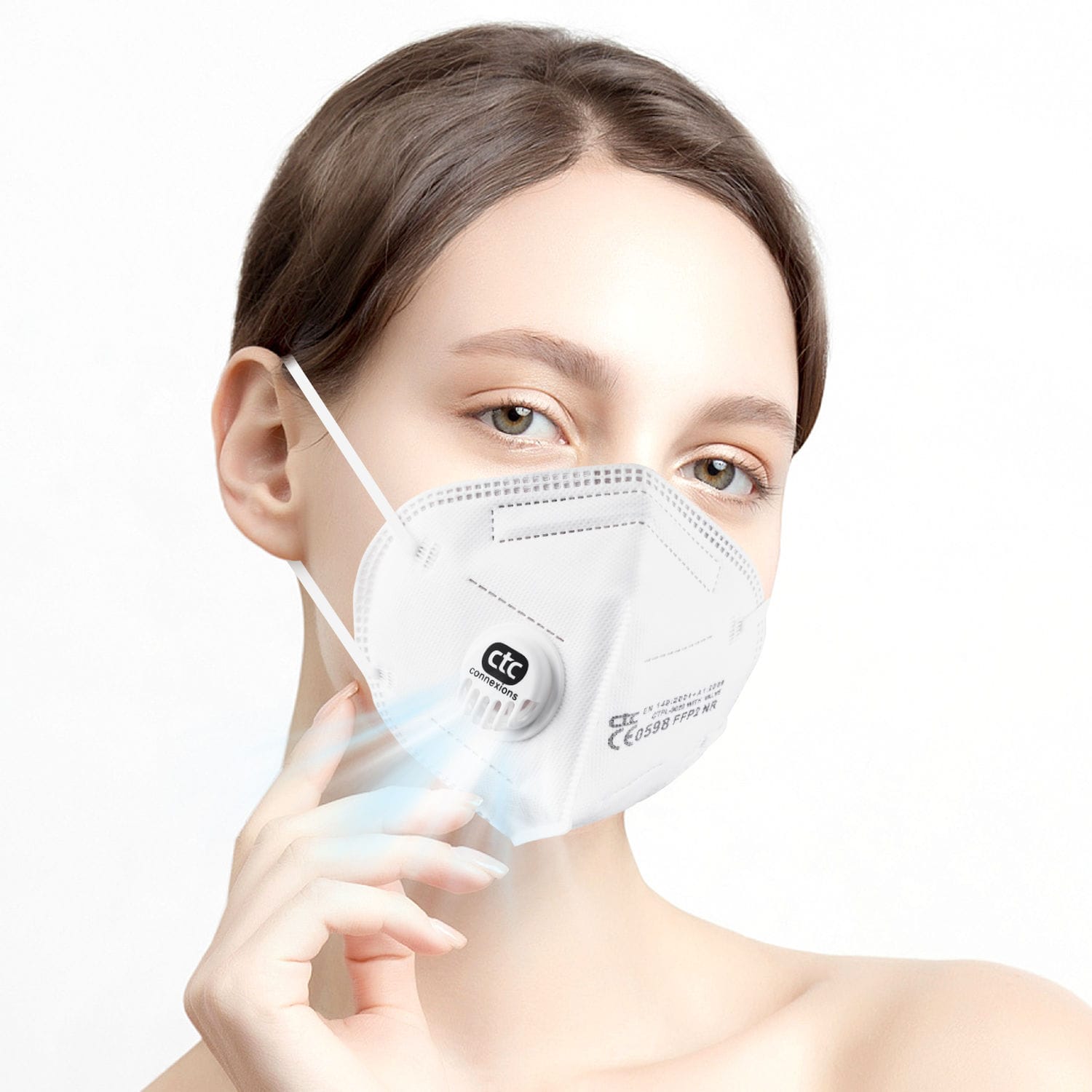 Mascarilla de protección FFP2 - Connexions Technology - de algodón ...
