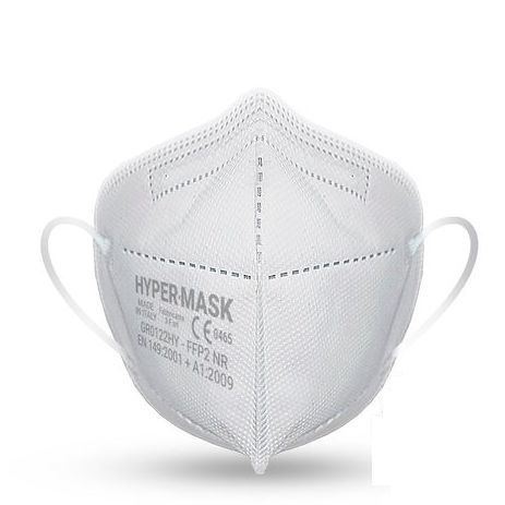 Mascarilla FFP2 - 3 F srl - sin látex / sin válvula / tipo copa