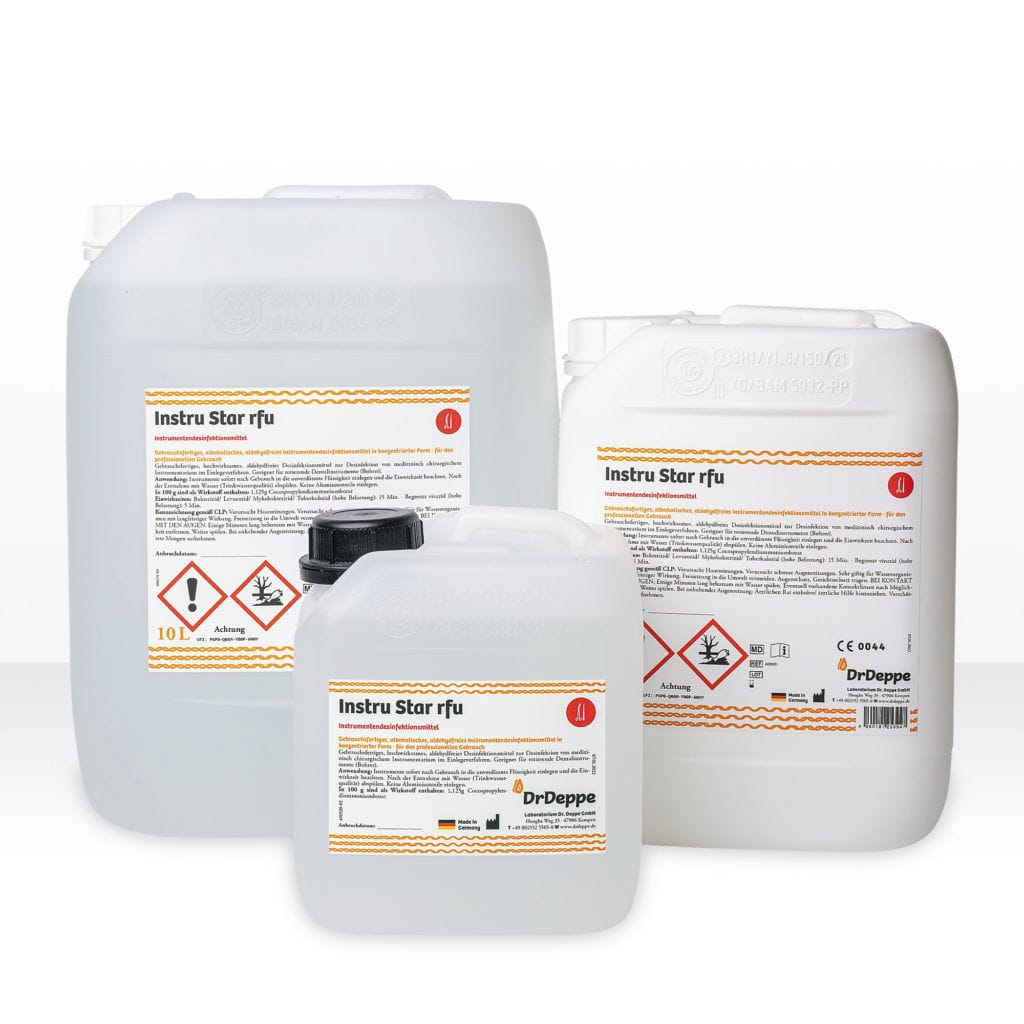 Desinfectante para instrumental quirúrgico - Instru Star rfu - Laboratorium Dr. Deppe - líquido ...
