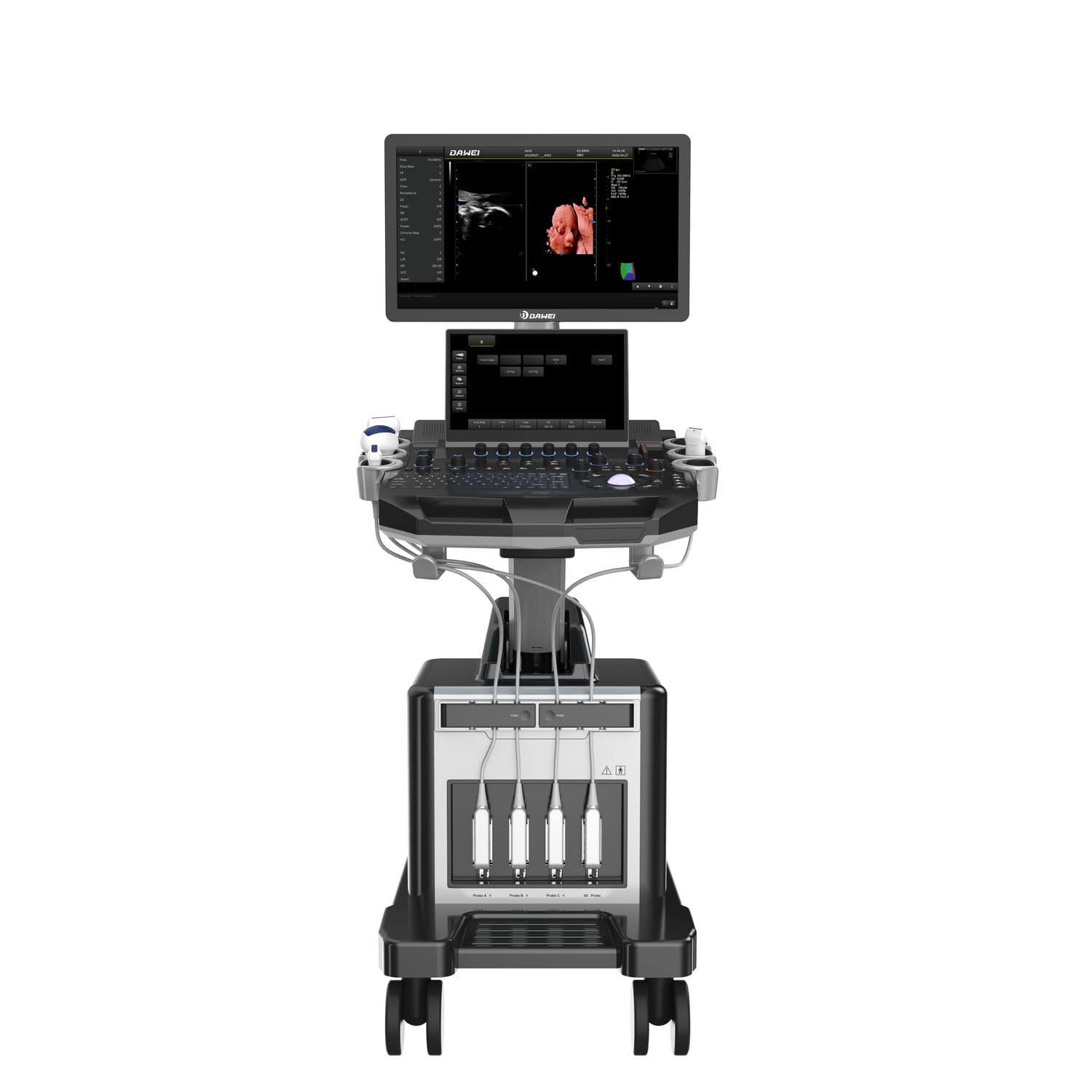 Ecógrafo pantalla táctil - DW-T30 - Dawei Medical - con soporte / para ...