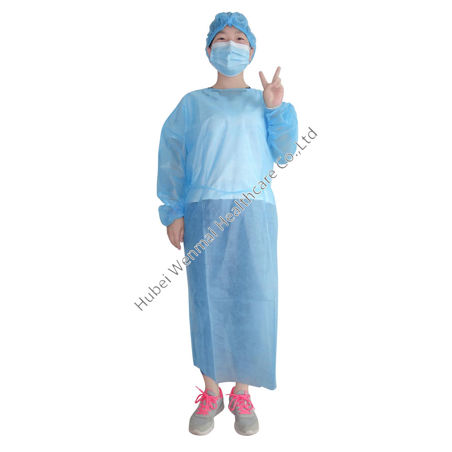 Bata desechable para paciente unisex - WM-IG01 - Hubei Wenmai ...