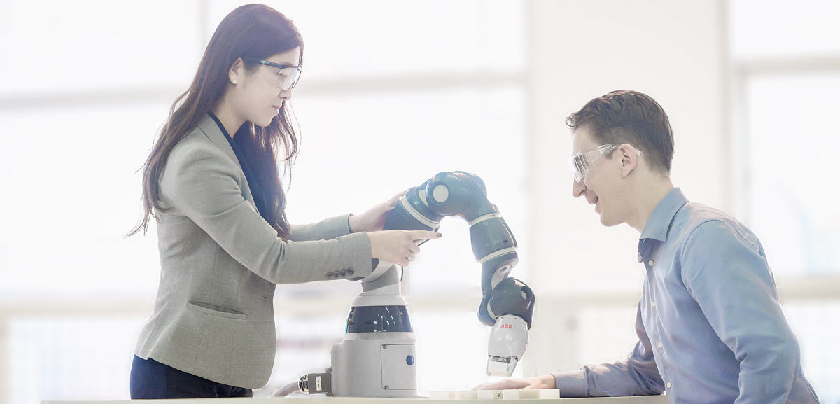 Brazo robótico para el sector médico - Single-arm YuMi® - IRB 14050 ...