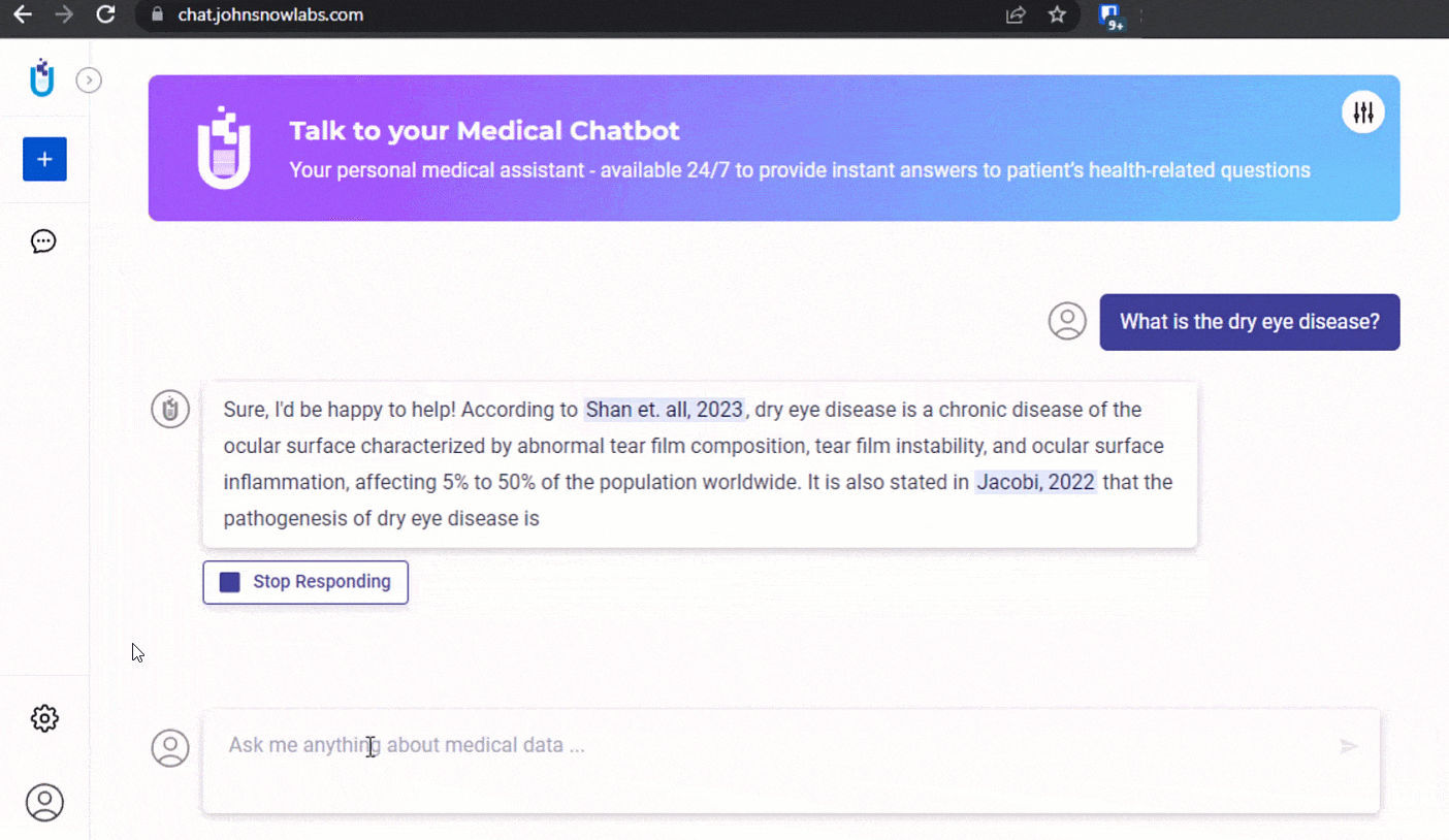 Software médico - Medical ChatBot - John Snow Labs - clínico / para la investigación / con ...