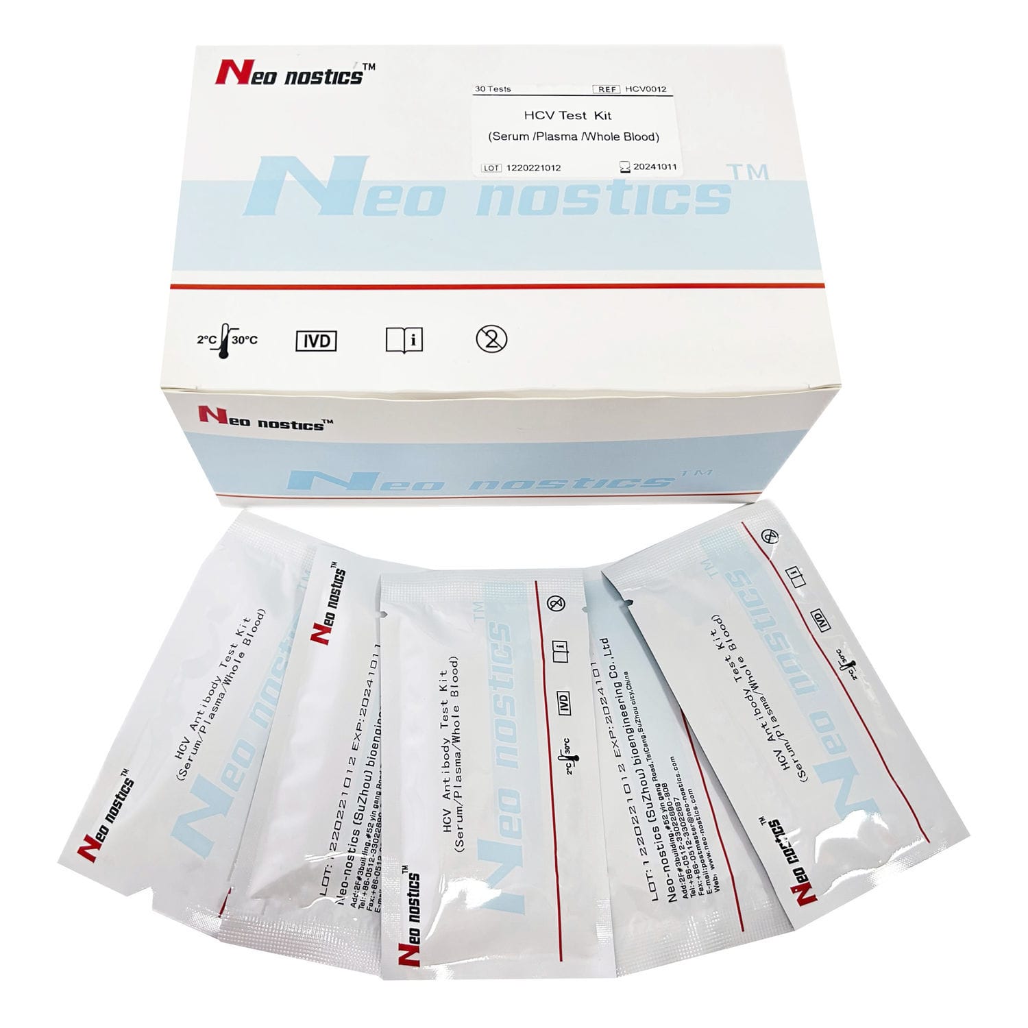 Kit de prueba de hepatitis C - HCV0012 - Neo-nostics - para anticuerpos ...