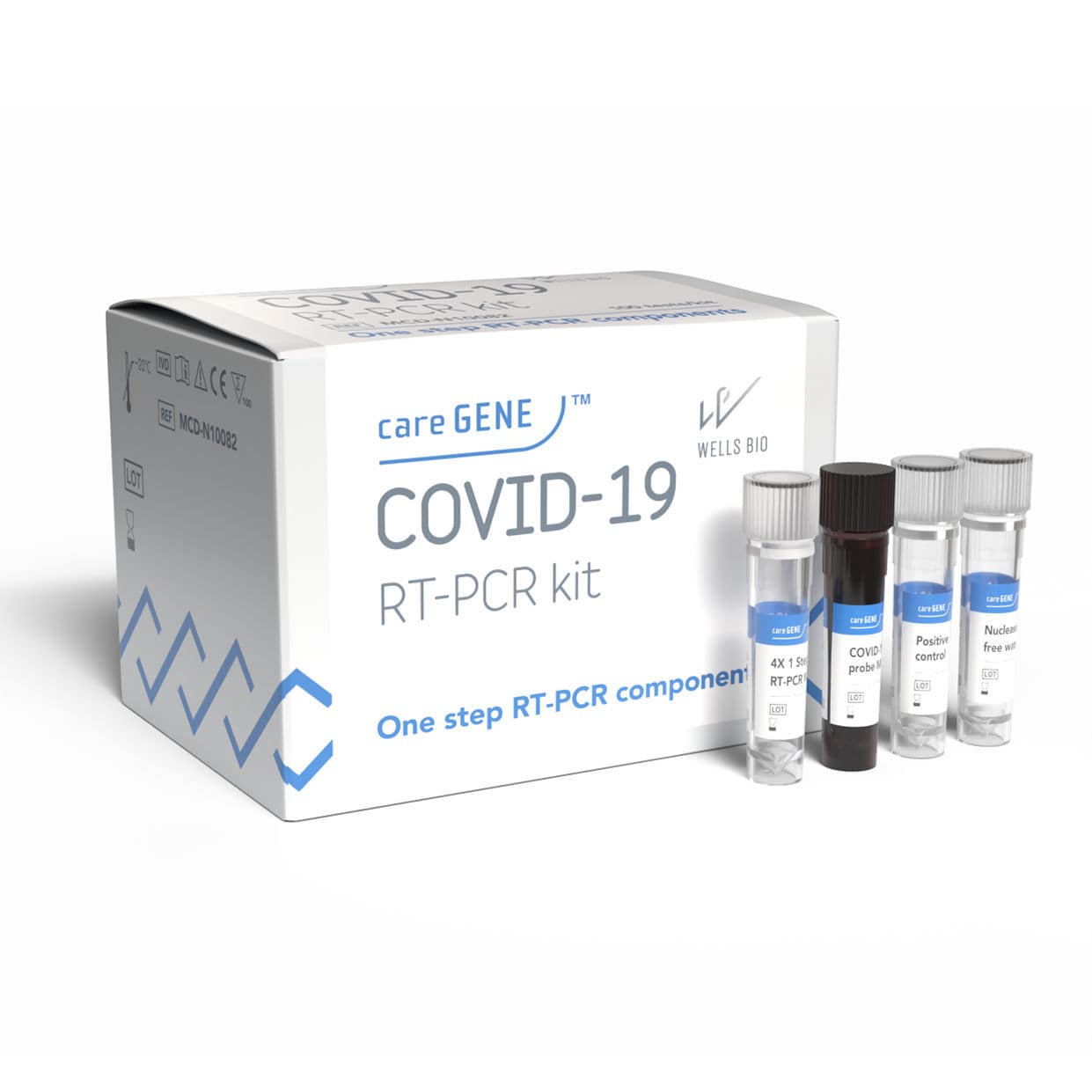 Kit de prueba para RT-PCR - careGENE™ COVID-19 kit - WELLS BIO - para ...