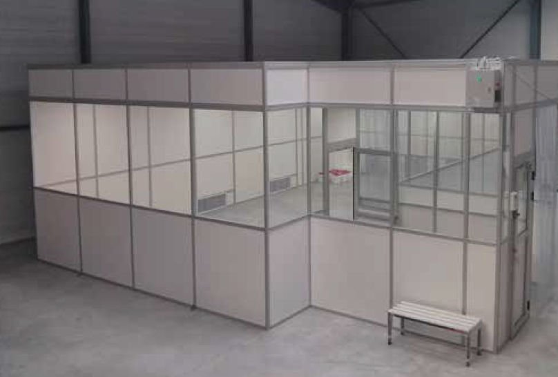 Sala blanca modular - SBM - ADS Laminaire - clase ISO 8 / clase ISO 5 ...