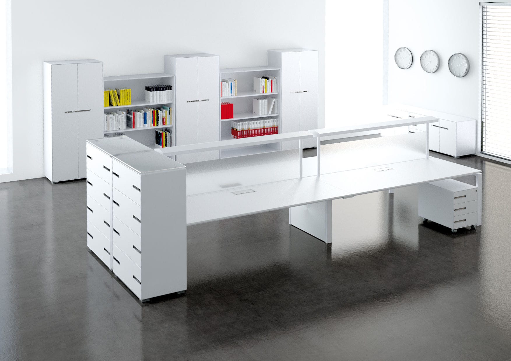 Escritorio rectangular - MOF-T150 - LASA - cuadrado / con forma de J ...