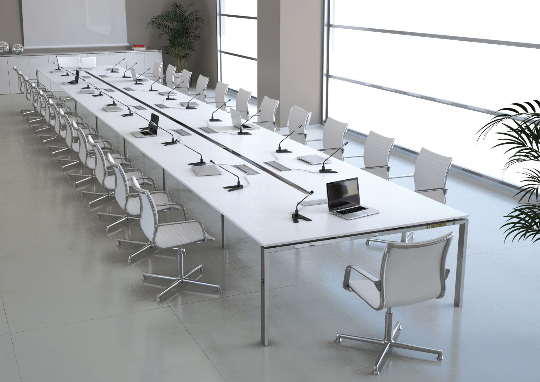 Escritorio rectangular - MOF-T200 - LASA - cuadrado / modulable