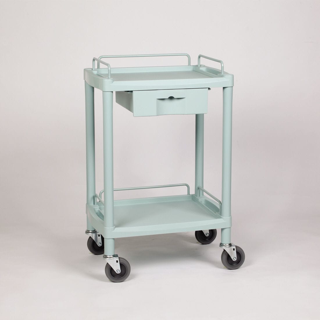Carro médico - OK Farma 3 - New Age - 1 cajón / 2 estantes / para humanos