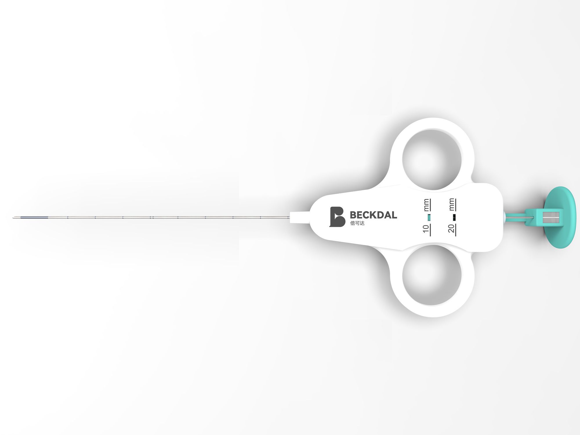 Aguja de biopsia - 1021000 series - Beckdal - ecogénica / embotada / 20 G