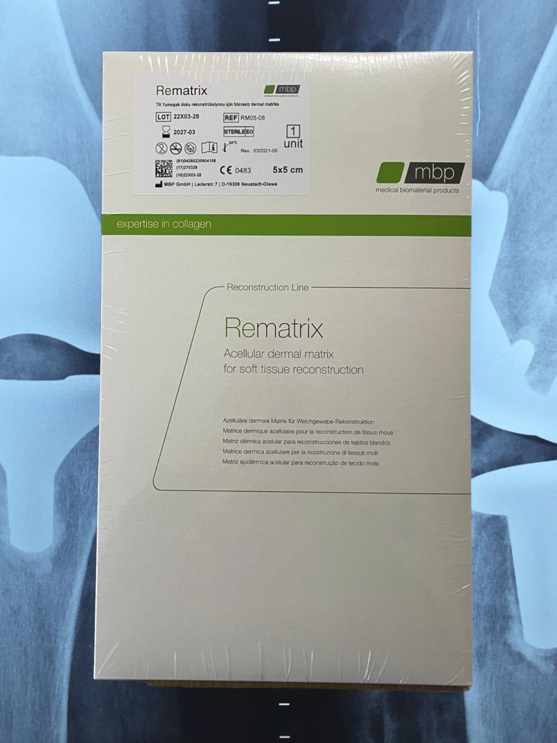 Matriz tisular cirugía ortopédica - Rematrix Ortho - MBP - Medical ...