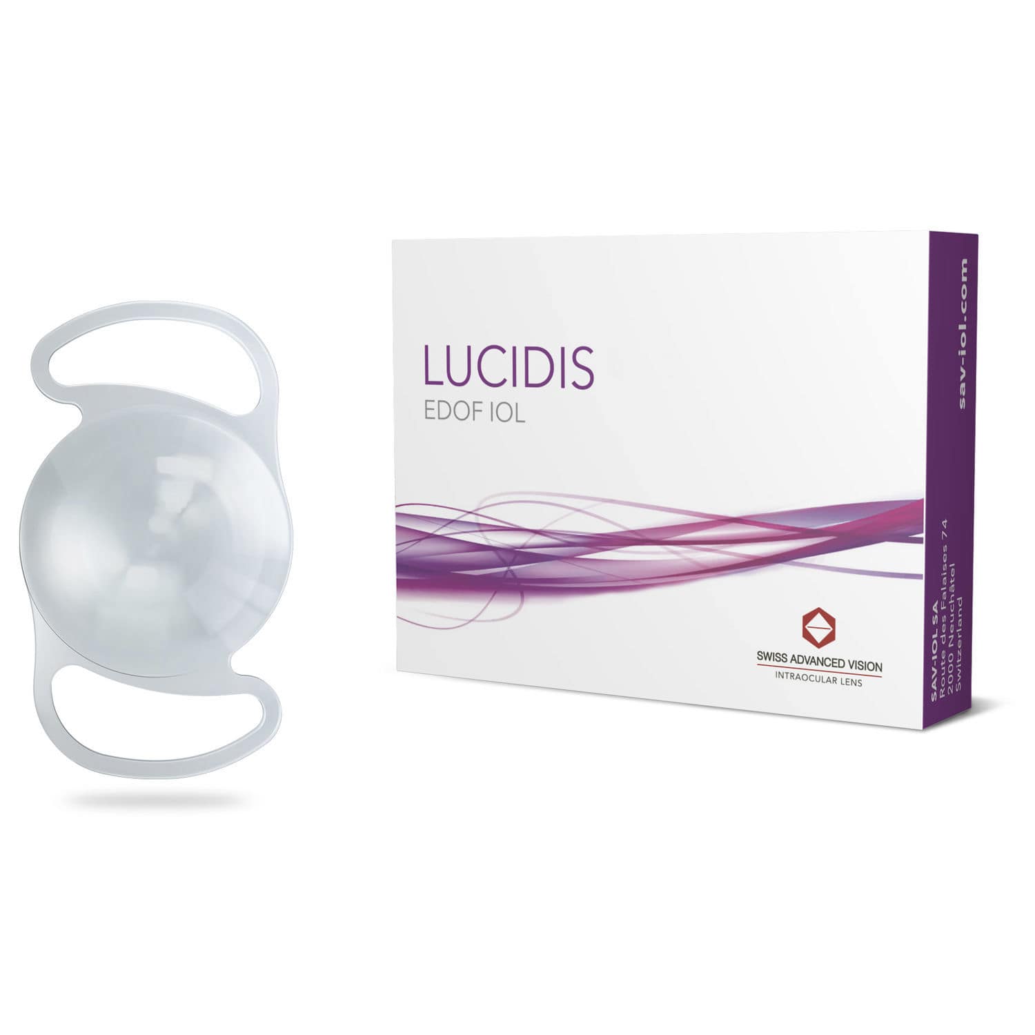 Lente intraocular EDoF - Lucidis - Swiss Advanced Vision - para presbicia