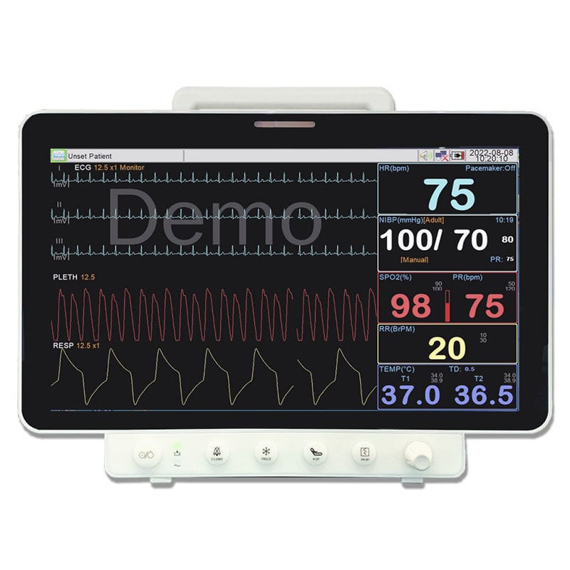 Monitor de paciente modular - YSPM-F17M - YSENMED - de mesa / ECG / TEMP