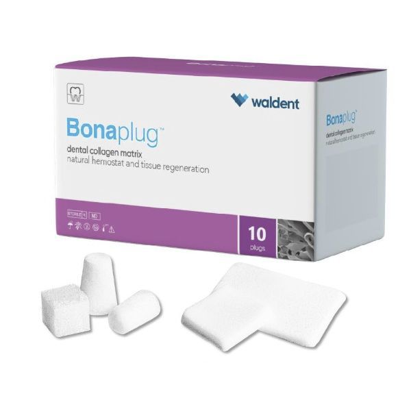 Matriz tisular cirugía dental - Bonaplug™ - WaldentBiotech - colágeno ...