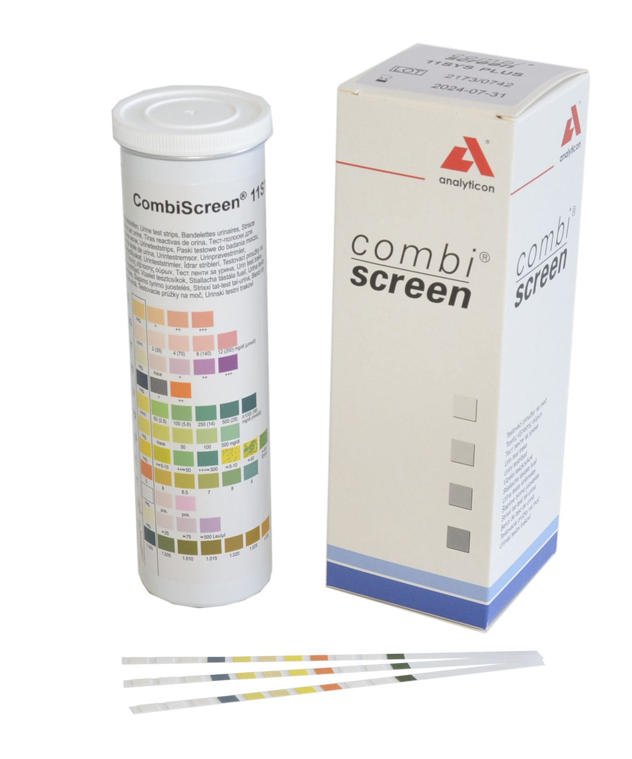 Tira de prueba multiparamétrica - Combi-Screen® PLUS - Analyticon ...