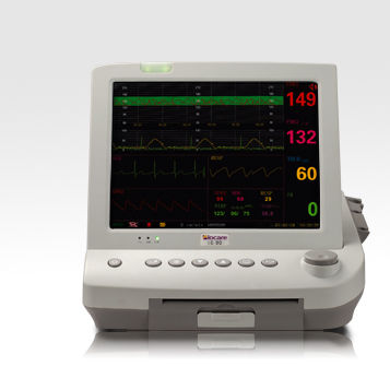 Monitor fetal FHR - iC 90 - Biocare - SpO2 / MECG / NiBP