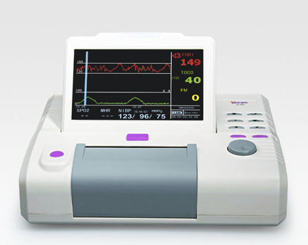 Monitor fetal FHR - iC 60 - Biocare - SpO2 / MECG / NiBP