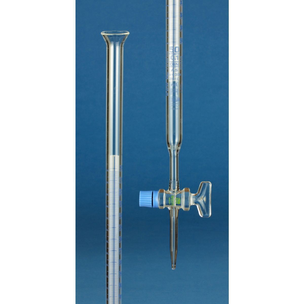 Bureta con llave recta - 40791 series - Glaswarenfabrik Karl Hecht